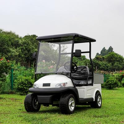 China EXCAR 48V Electric Golf Cart Utility Vehicle with Trojan Batteries and Italian Graziano Axle | 2-Seater 3400mm Length for sale