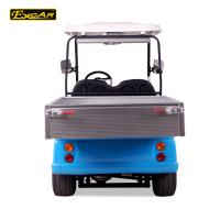 China EXCAR 48V 2-Seater Electric Hotel Buggy Car with 3350mm Length and Waterproof Accelerator for sale