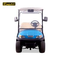 China EXCAR 48V 2-Seater Electric Hotel Buggy Car with 3350mm Length and Waterproof Accelerator for sale