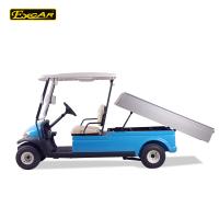 China EXCAR 48V 2-Seater Electric Hotel Buggy Car with 3350mm Length and Waterproof Accelerator for sale