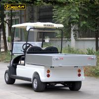 China 48V Trojan Battery Hotel Buggy Car - 2 Seats Electric Golf Cart with 600kg Load Capacity and 70-90km Range for sale