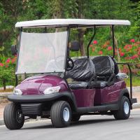 China 48V 6 Seater Electric Golf Car 350A Controller Golf Buggy with Rain Cover for sale