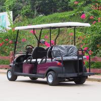 China 48V 6 Seater Electric Golf Car 350A Controller Golf Buggy with Rain Cover for sale