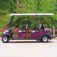 China 48V 6 Seater Electric Golf Car 350A Controller Golf Buggy with Rain Cover for sale