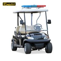 China EXCAR 4-Seat 48V 3.7KW Electric Patrol Car with LED Caution Light and Safety Features for sale