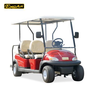 China 6 Seats Club Car Golf Cart 48V 3.7KW ADC Motor with Trojan Battery for sale
