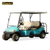 China Trojan Battery Electric Golf Car - 6 Passenger Street Legal Cart with 3454mm Length and 48V System for sale