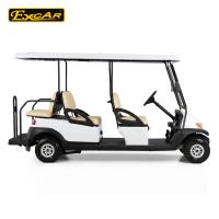 China EXCAR  CE Approved Hotel Elegant 6 Person Electric Golf Buggy/Trojan Battery for sale