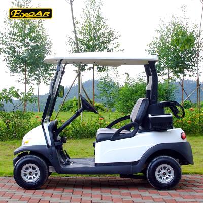 China Excar 48V Electric Golf Car with Trojan Battery and Aluminum Chassis - 45 km/h Speed, 360 kg Load Capacity for sale