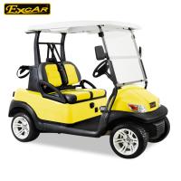 China Excar 2 Seater Electric Golf Buggy 48V 3700W ISO/CE Approved Yellow Black for sale