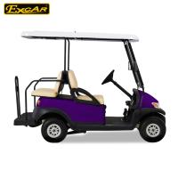 China EXCAR 48V Four Wheel Electric Golf Buggy with 600KG Capacity and 70-90km Range - Purple Color for sale