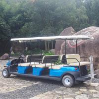 China EXCAR Electric Golf Buggy with 48V Trojan Acid Battery & Curtis Controller - 11 Passenger Capacity, 510kg Load for sale