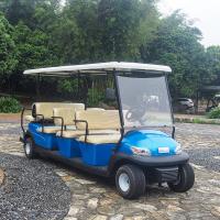 China EXCAR Electric Golf Buggy with 48V Trojan Acid Battery & Curtis Controller - 11 Passenger Capacity, 510kg Load for sale