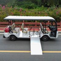 China 8 Seater Disabled Electric Sightseeing Bus 72V 7.5kW Motor Curtis Controller 300A for sale