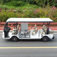 China 8 Seater Disabled Electric Sightseeing Bus 72V 7.5kW Motor Curtis Controller 300A for sale