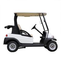 China Black Curtis Controller Electric Golf Buggy 2 Seater Italy Graziano Axle 80km Range for sale