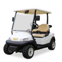 China Black Curtis Controller Electric Golf Buggy 2 Seater Italy Graziano Axle 80km Range for sale