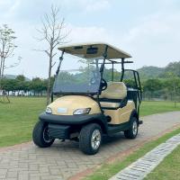 China Black Curtis Controller Electric Golf Buggy 2 Seater Italy Graziano Axle 80km Range for sale