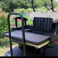 China EXCAR A1S2+2FF 48V Electric Hunting Cart with 3-4 Passenger Capacity and Coil Spring Hydraulic Suspension for sale