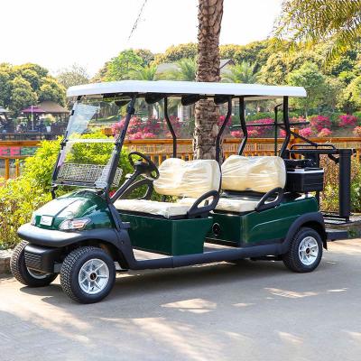 China Electric Golf Carts Featuring 5KW AC Motor 48V Lithium Battery and 16 to 1 Rear Axle Ratio for Smooth Driving Experience for sale