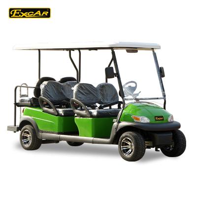 China 6 Passenger Electric Golf Cart 48V Trojan Battery Golf Buggy Car CE Approved for sale
