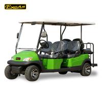 China 6 Passenger Electric Golf Cart 48V Trojan Battery Golf Buggy Car CE Approved for sale