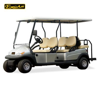 China 48V 3.7KW Electric Golf Buggy with Trojan Battery - 6-Seat Capacity, 360kg Load, 45km/h Speed for sale