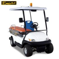 China 48V Trojan Battery Electric Ambulance Car - 2-Seat Medical Vehicle with 360kg Load Capacity for sale