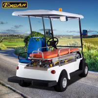 China 48V Trojan Battery Electric Ambulance Car - 2-Seat Medical Vehicle with 360kg Load Capacity for sale