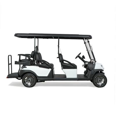 China Premium Electric Golf Cart 4+2 Passenger Adopts for Resort for sale
