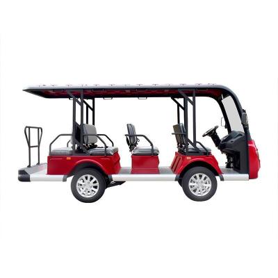 China 11-Seat Electric Sightseeing Bus 72V 7.5KW with 5300mm Length and 510kg Load Capacity for sale