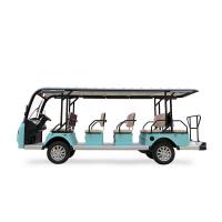 China 14 Seater Electric Sightseeing Car 72V Curtis Controller 350A Tour Bus for sale