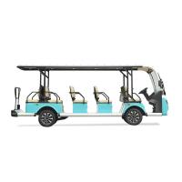 China 14 Seater Electric Sightseeing Car 72V Curtis Controller 350A Tour Bus for sale
