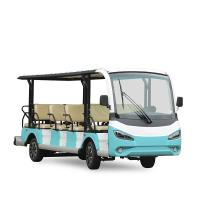 China 14 Seater Electric Sightseeing Car 72V Curtis Controller 350A Tour Bus for sale