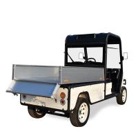 China 72V Electric Golf Car with 1650x1160x280mm Aluminum Cargo Bed for Resort and Commercial Use for sale