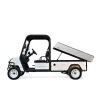 China 72V Electric Golf Car with 1650x1160x280mm Aluminum Cargo Bed for Resort and Commercial Use for sale