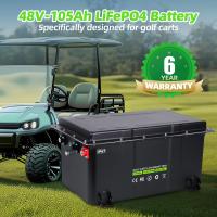 China Golf Cart Lithium Battery 51.2v 105Ah Capacity Built-in BMS Protection Fast Charging Stable Output for sale