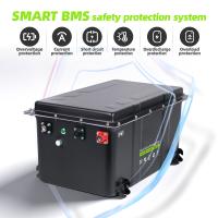 China Golf Cart Lithium Battery 51.2v 105Ah Capacity Built-in BMS Protection Fast Charging Stable Output for sale