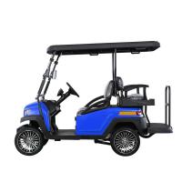 China Yellow Electric Hunting Cart 4 Seater with Roof Windshield 25 km/h 48V for sale
