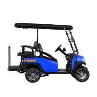 China Yellow Electric Hunting Cart 4 Seater with Roof Windshield 25 km/h 48V for sale