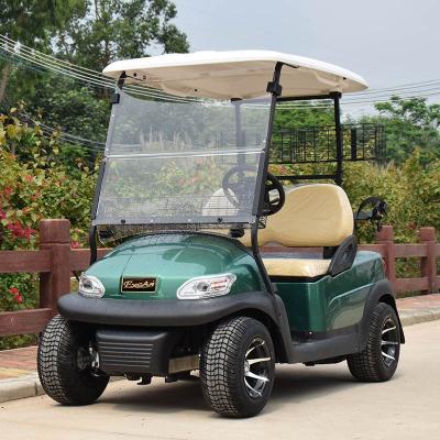 China 2 Passenger Electric Golf Cart 2900×1200×1700mm with 25km/h Speed and 60-80km Range for sale