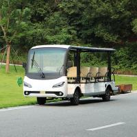 China EXCAR 14 Seater 72V Electric Sightseeing Bus - 5300mm Length, 45km/h Speed, 80km Range for sale