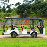 China 11 Seats Electric Sightseeing Car 72V 7.5KW AC Motor Tourist Vehicle for sale
