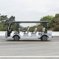 China EXCAR 11 Seats Electric Sightseeing Bus 72V Trojan Battery ABS Plastic Body for sale