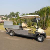 China Beige Two Seater Electric Hotel Buggy Car with 48V Motor - 45 km/h Speed, 90 km Range Utility Vehicle for sale