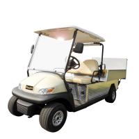 China Beige Two Seater Electric Hotel Buggy Car with 48V Motor - 45 km/h Speed, 90 km Range Utility Vehicle for sale