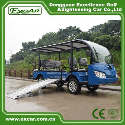 China 8 Seater Electric Shuttle Bus with 72V Battery System, 7.5kW Motor, and 60-80km Range for Accessible Transport for sale