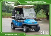 China EXCAR 2-Seater Electric Golf Car with 3.7kW Motor, 80-100km Range, and Italian Graziano Axle for sale