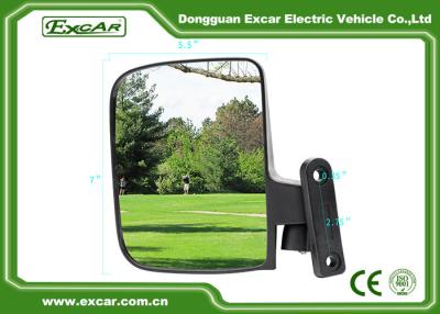 China Excar Golf Cart Folding Side View Mirrors - Black PP Plastic Housing 36×31×16 cm for sale