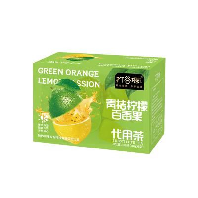 China Premium Green Kumquat Lemon Passion Fruit Tea 20g*5 for sale